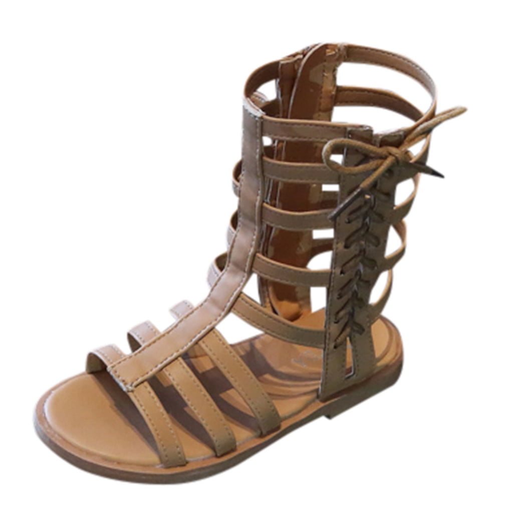 Aoochasliy Sandals for Girls Winter Toddler Infant Kids Baby Girls ...