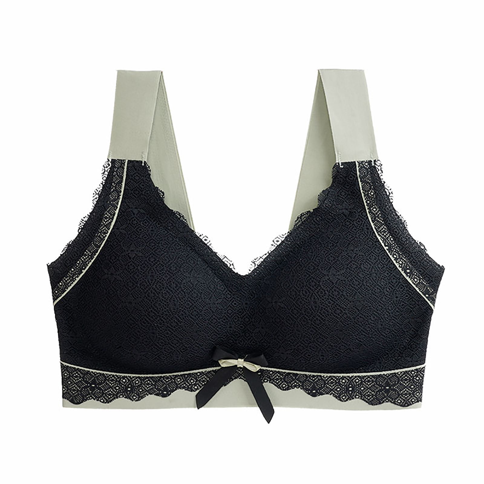 Aoochasliy Wireless Bras for Women Push Up Clothes Bra Ultra-thin Cup No Steel RingUnderwire ...