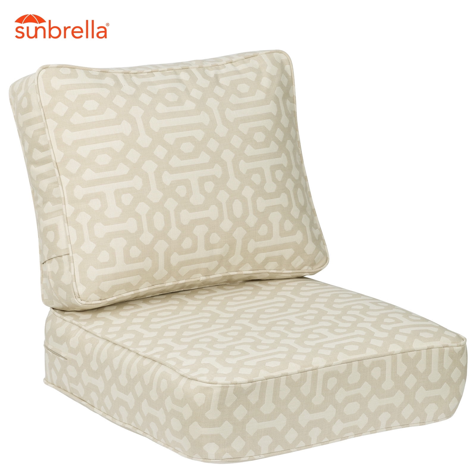 Aoodor 24x24x6 Inch Weather-Resistant Sunbrella Fabric Outdoor Patio ...