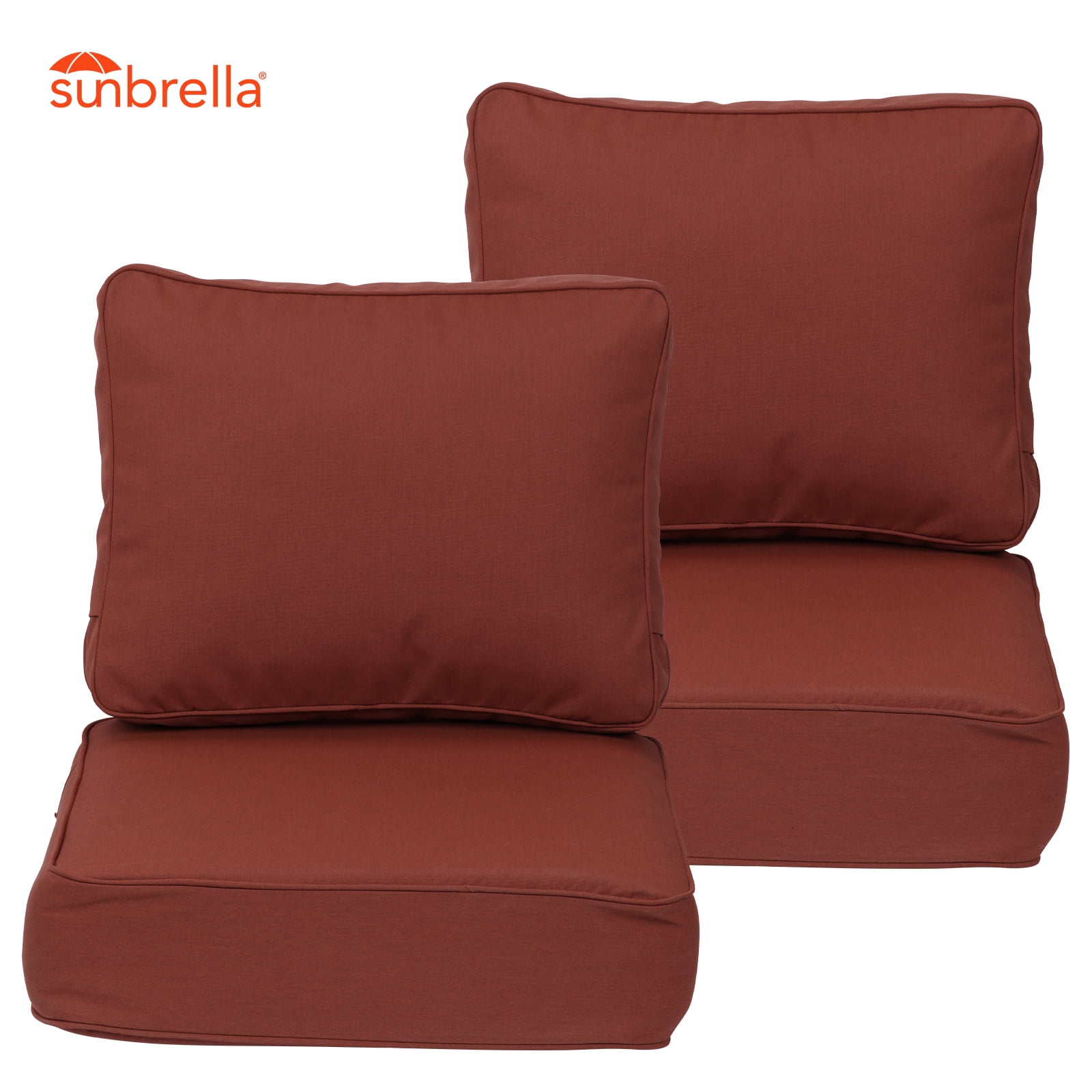 Aoodor 24x24x6 Inch Weather-Resistant Sunbrella Fabric Outdoor Patio ...