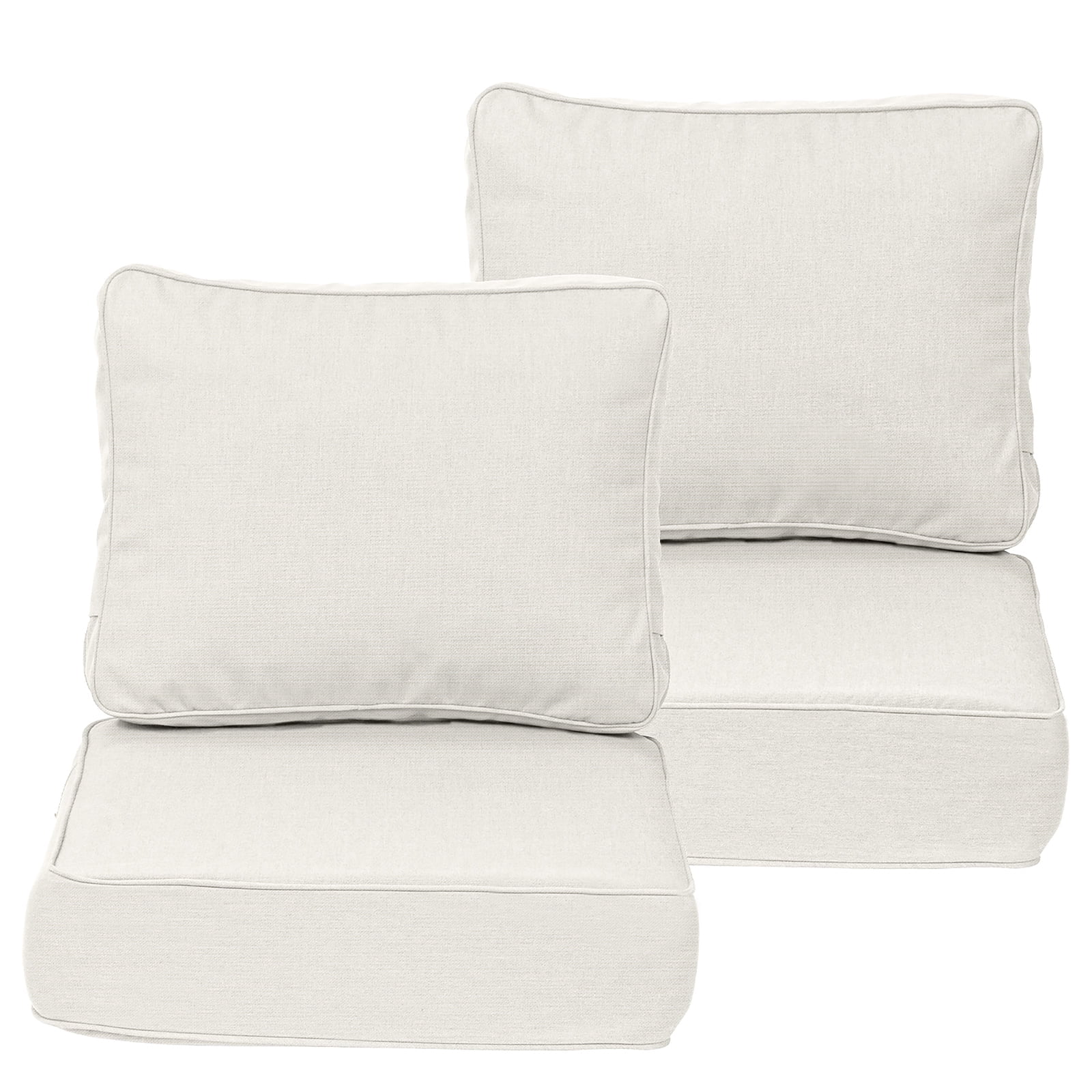 Aoodor 24x24x6 Inch Weather-Resistant Sunbrella Fabric Outdoor Patio ...