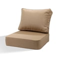 Aoodor 25 x 25 Inch Sunbrella Fabric Outdoor Deep Seat Cushion, Water ...