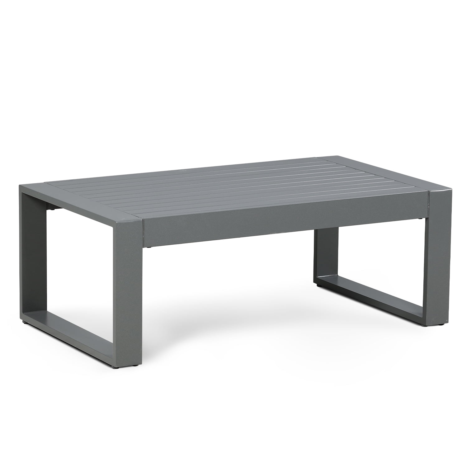 Aoodor Aluminum Outdoor Coffee Table 39.3"x24.8"x16.1" - Stylish and ...