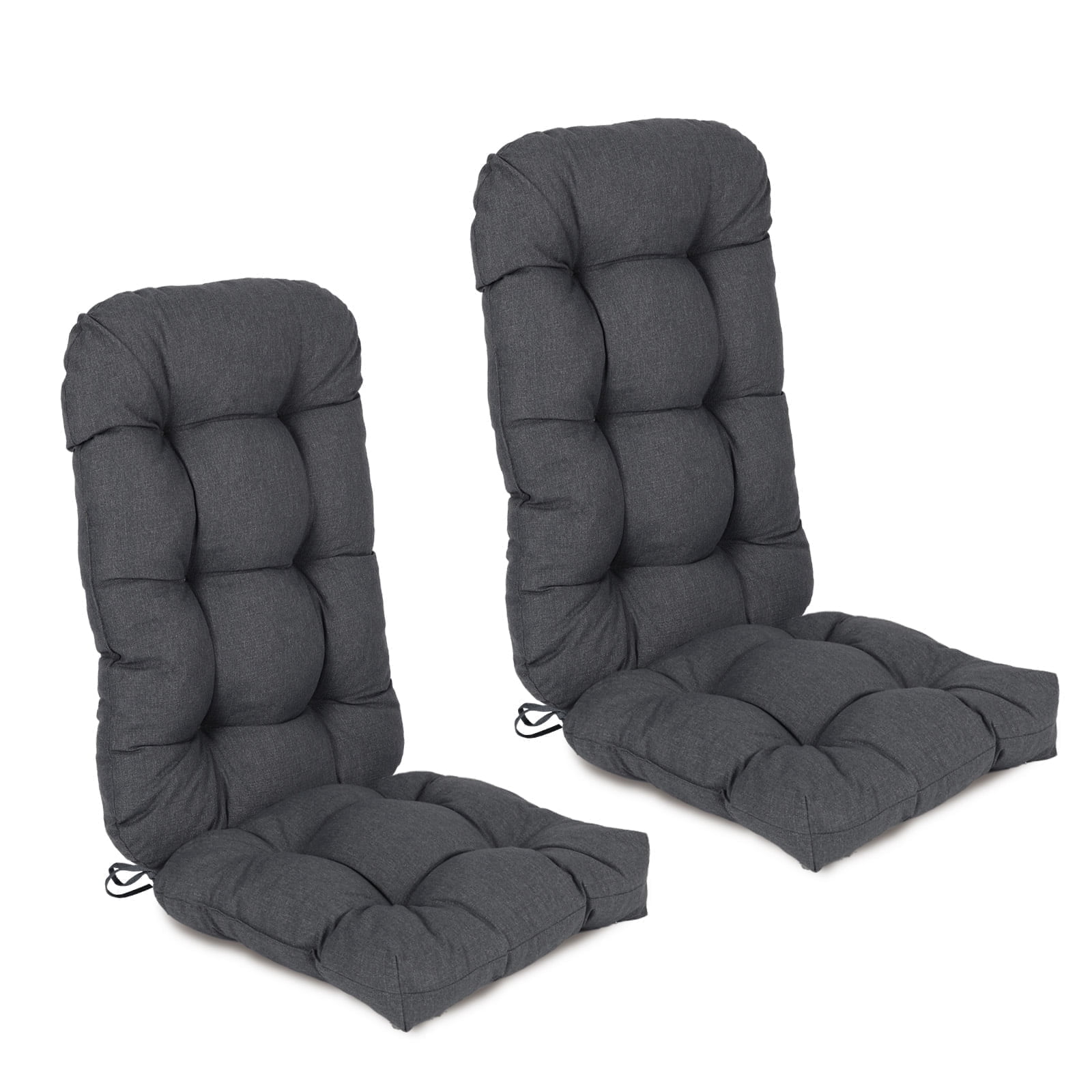 Aoodor Outdoor Adirondack Chair Cushion Set, 49x20.5x5 inch Tufted ...