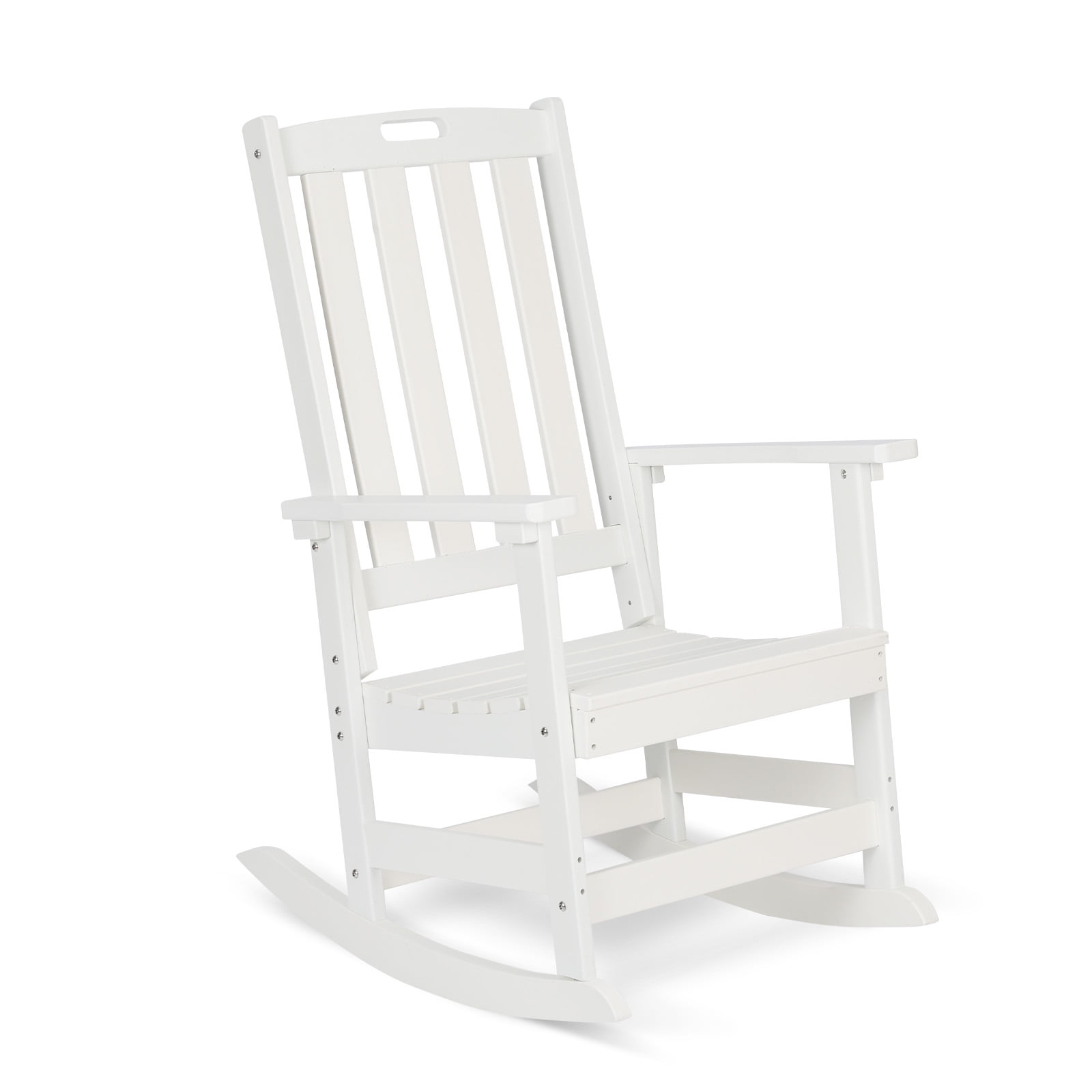 Aoodor Outdoor Rocking Chair, Ergonomic HDPE Rockers with All-Weather ...