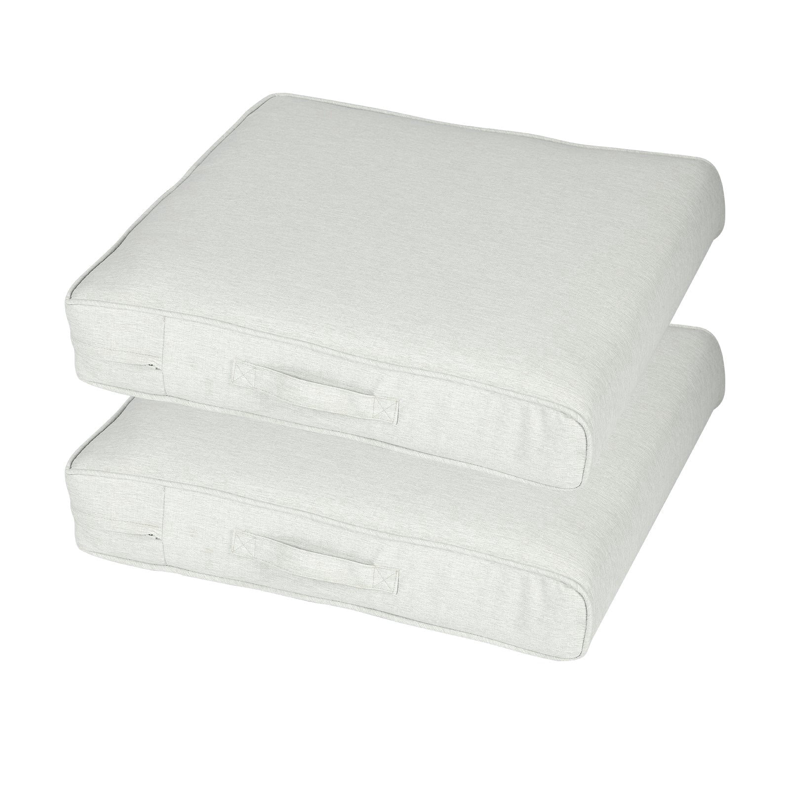 Aoodor Patio Chair Cushions Set of 2, 21x 21 x 4 Inch Water Resistant ...