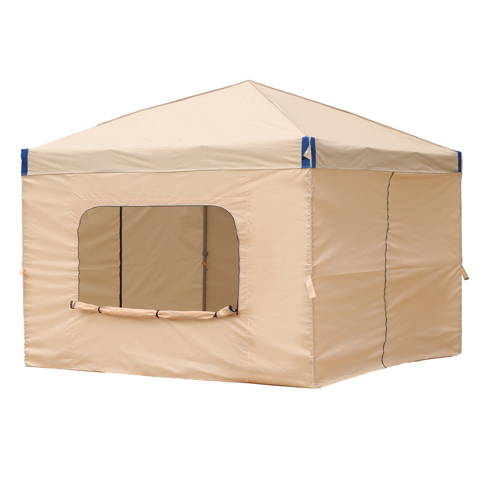 Aoodor Easy Pop-up Outside Camping Canopy Tent with Removable Mesh ...