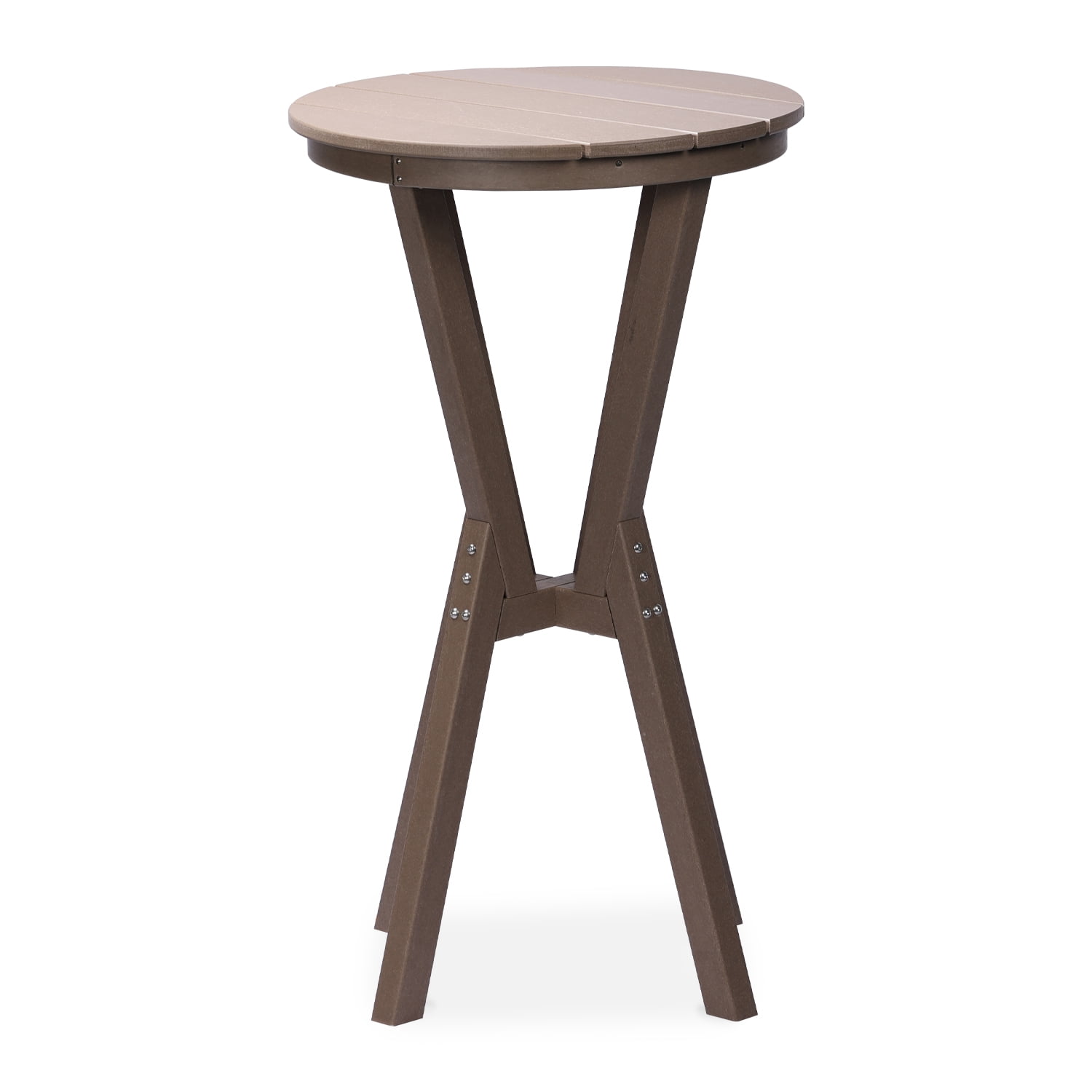 Aoodor Round Bar Table - 42.1" Tall High Dining Table, Perfect for ...