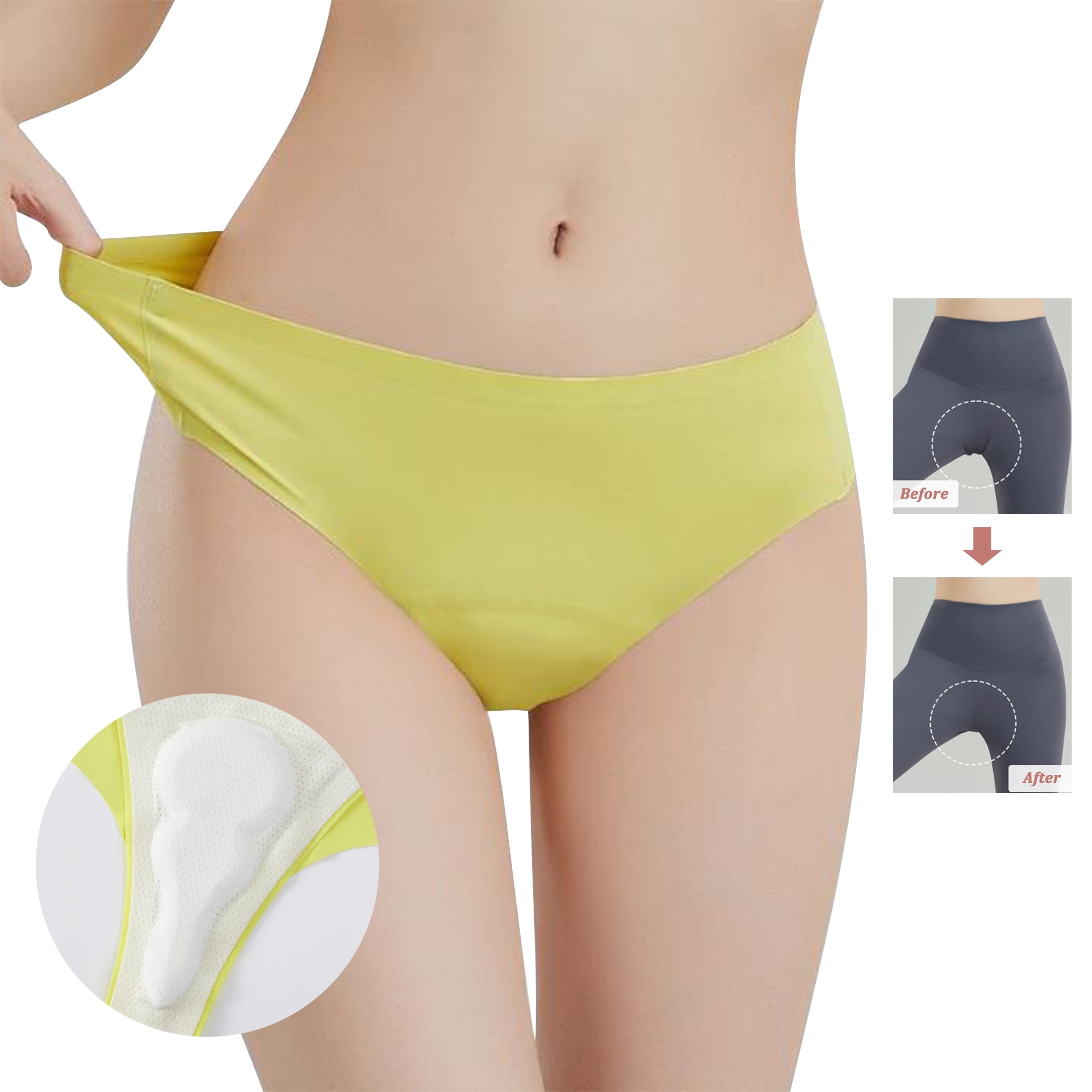 Aooho Camel Toe Cover Thongs Seamless Low-waisted G String for Women No ...
