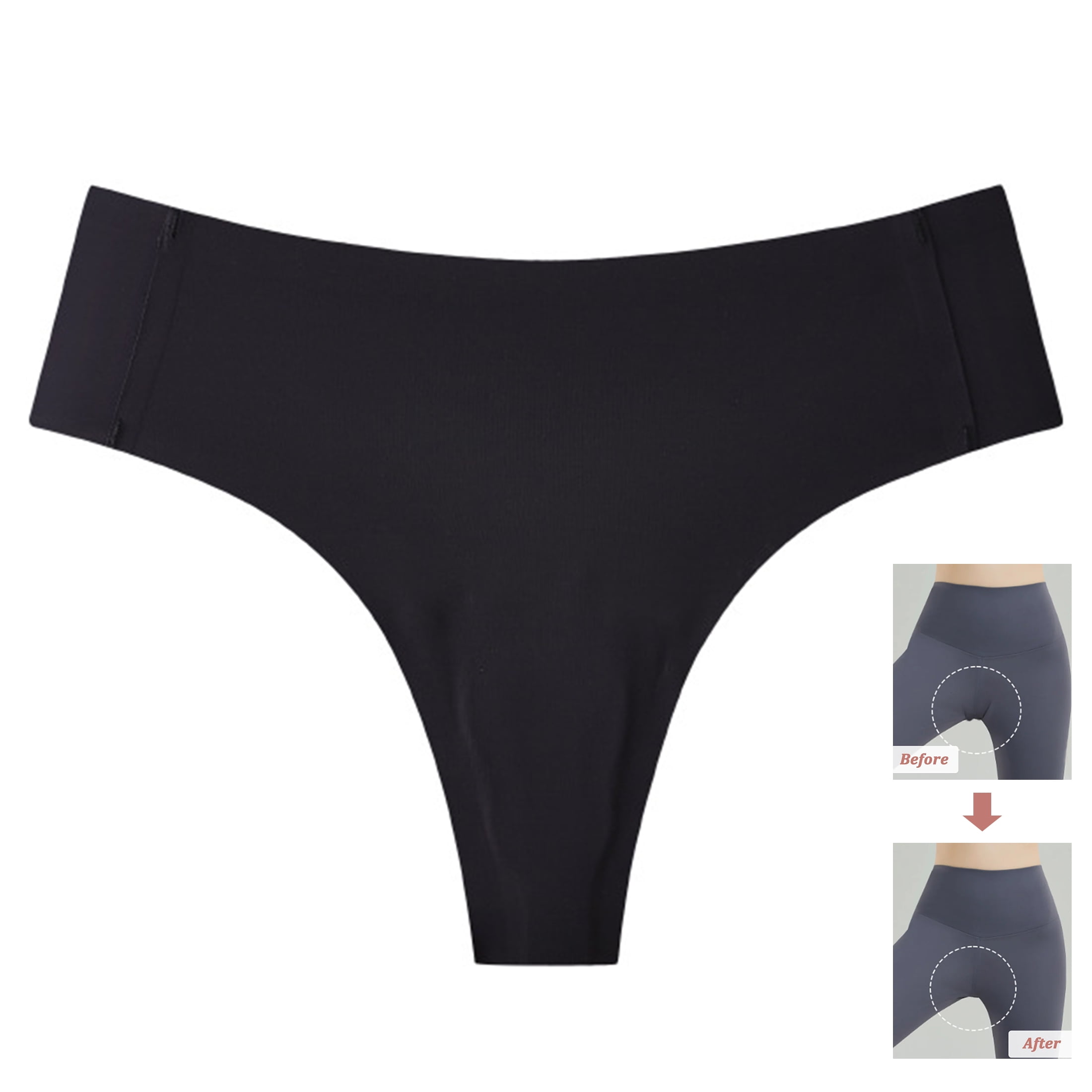 Aooho Camel Toe Cover Thongs Seamless Low-waisted G String for Women No ...