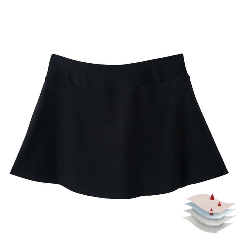 Aooho Women’s Split Skirt Period Swim Bottoms Leakproof Menstrual ...