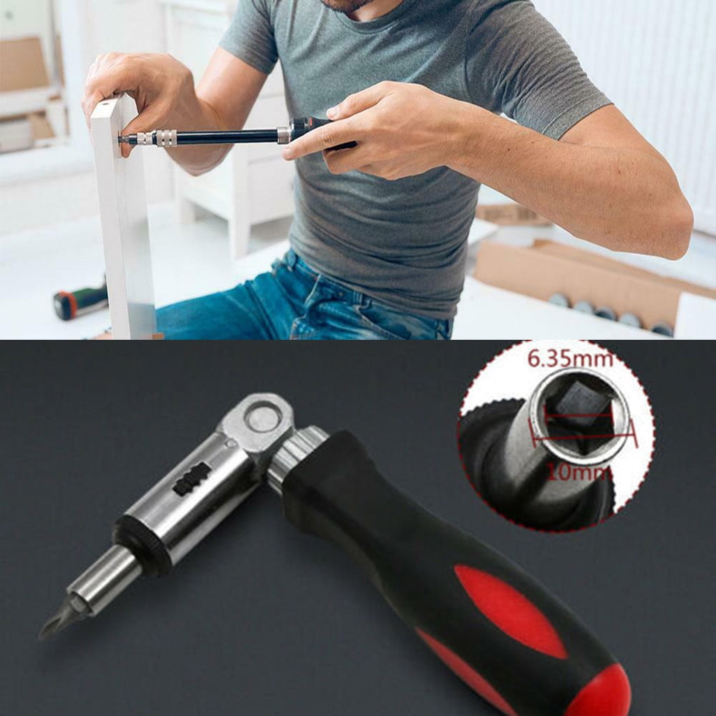 Aoorsake Clearance! Screwdriver Set Inch 1/4 Hex Left Right Rotating ...