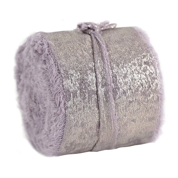 Aooww Chiffon Ribbon, Champagne Handmade Fringe Chiffon Silk Ribbon ...