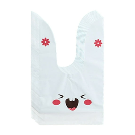 Aooww Easter Bunny Candy Bags Spring Bags Cookie Treat Candy Bags Pink ...