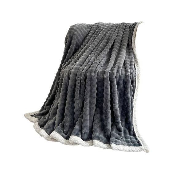 Aooww Fleece Blankets Queen Size for Bed - Thick and Warm, Soft Fuzzy ...