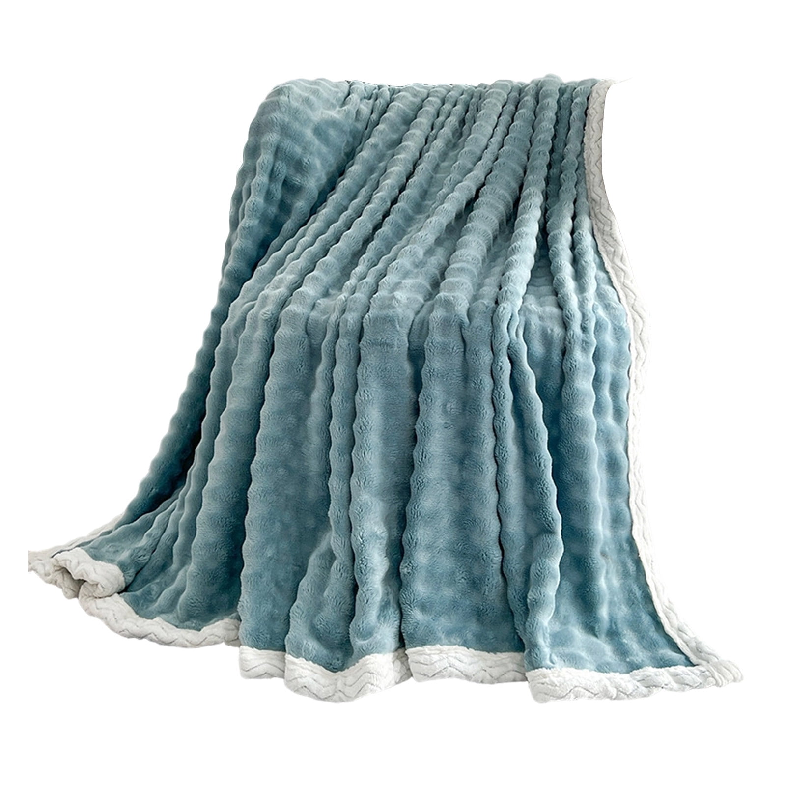 Aooww Fleece Blankets Queen Size for Bed - Thick and Warm, Soft Fuzzy ...