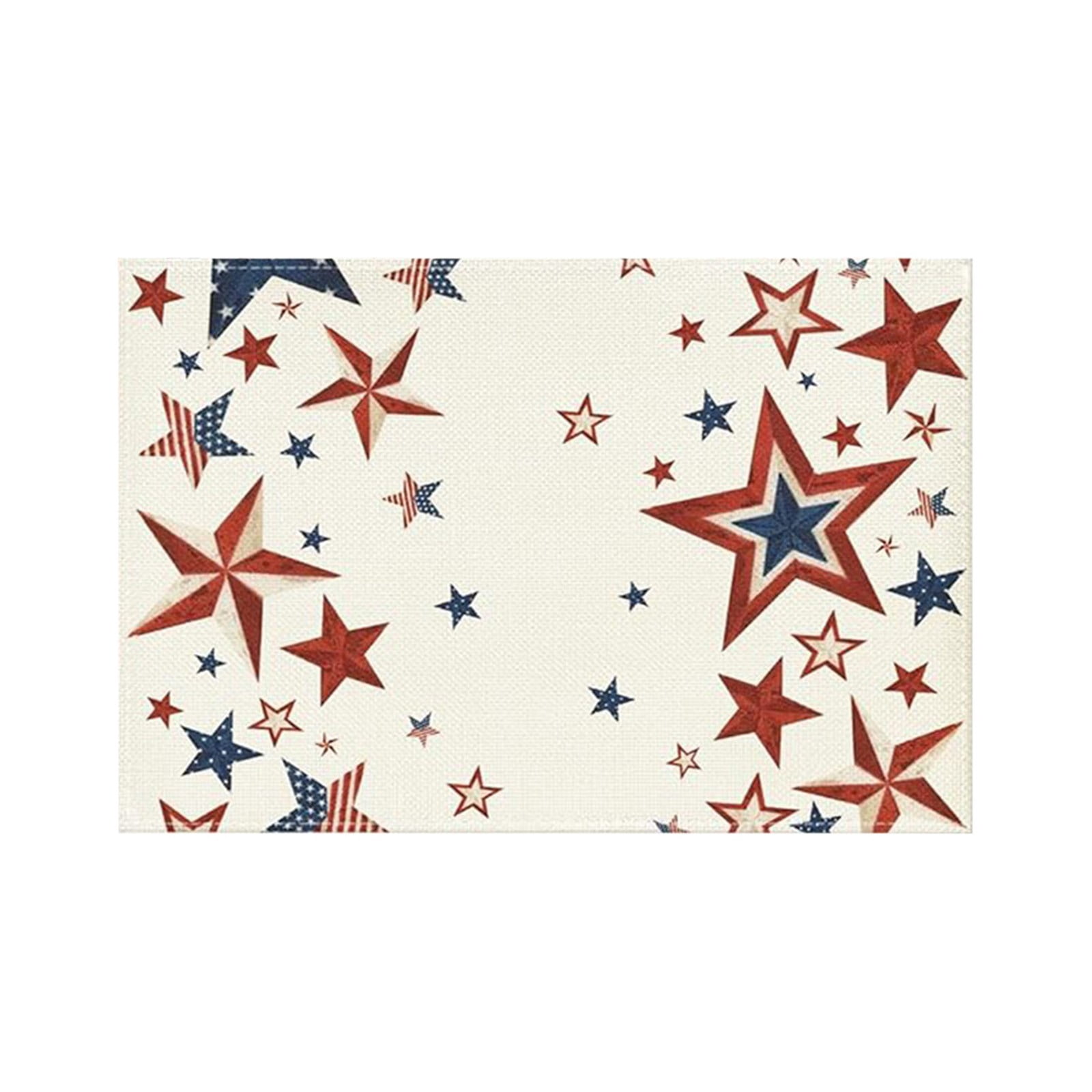 Aooww Patriotic Placemat Set for 4th Of July Memorial Day Veterans Day ...