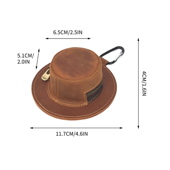 Aooww Personalized Hat Design Wallet with Loose Coin Storage Bag for ...