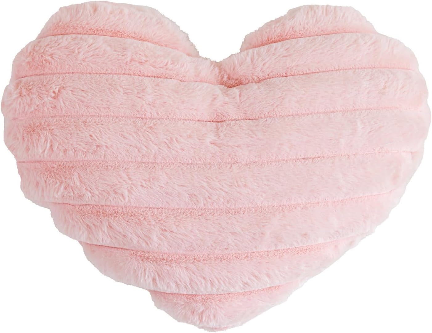 Aooww Pink Heart Pillows, Cute Heart Decorative Pillow, Heart Shaped ...
