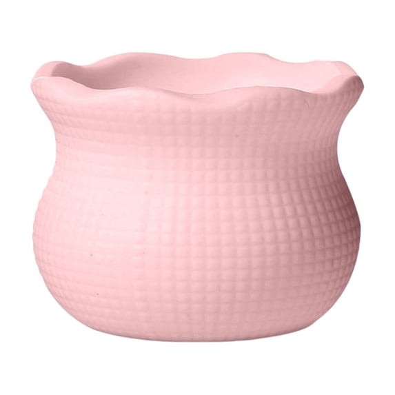 Aooww Plastic Indoor and Outdoor Juicys Flower Pots Patterned Crocheted ...