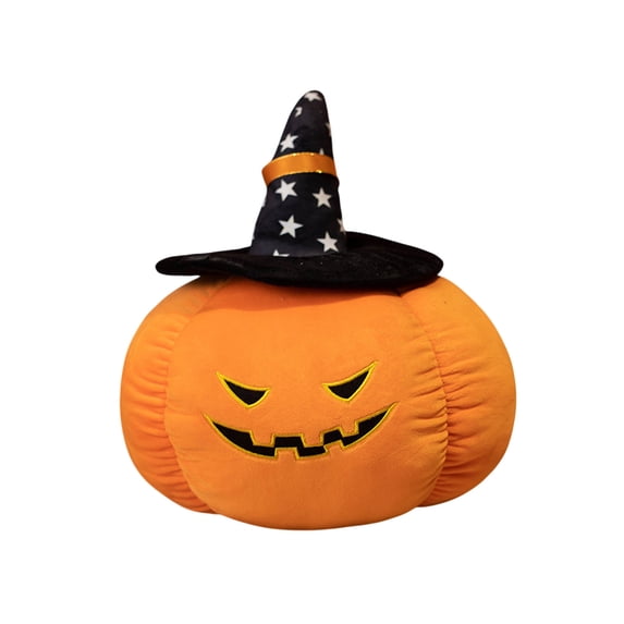Aooww Pumpkin Plush Stuffed Animal, Cute Furry Orange Pumpkin Toy, Soft ...