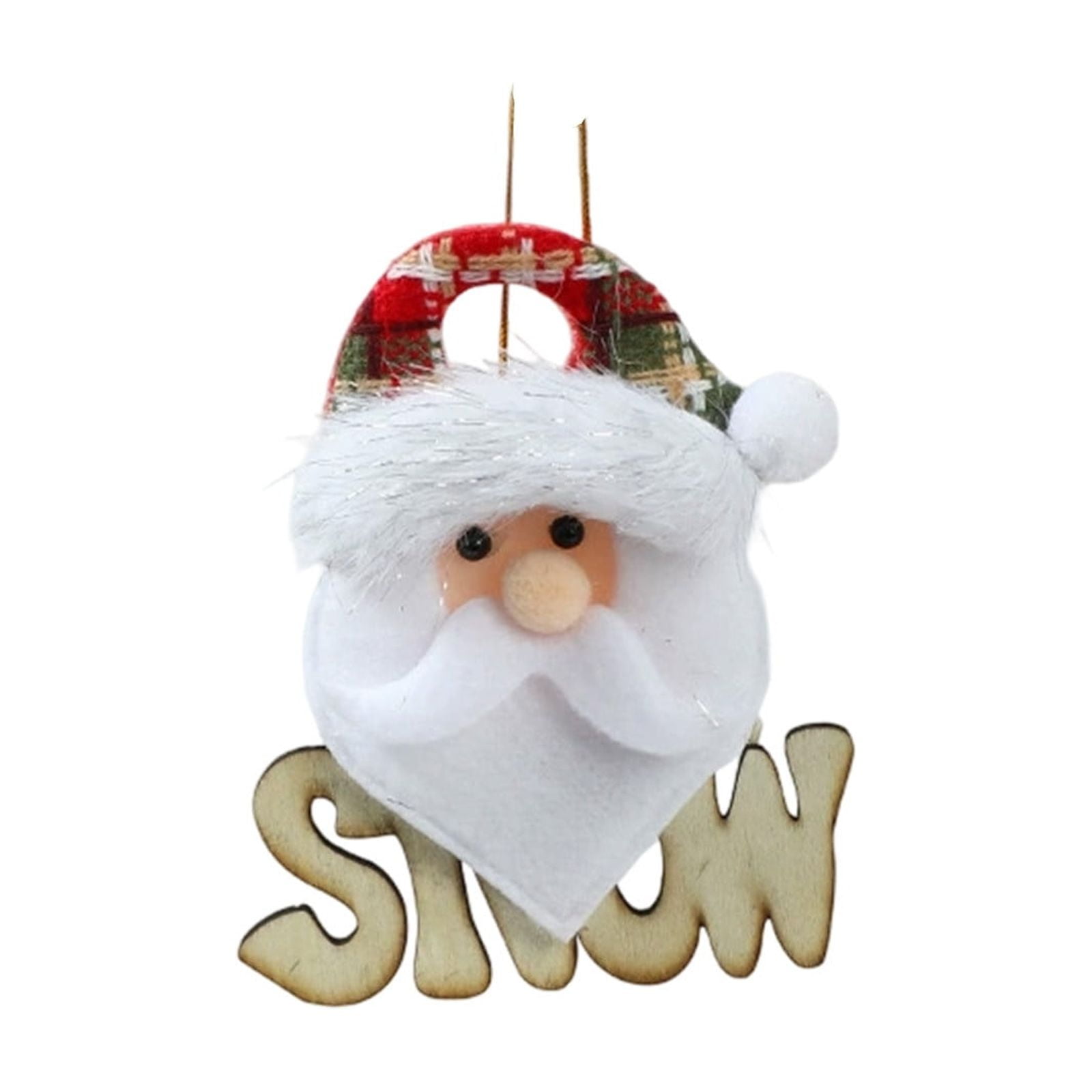 Aooww Snowman Santa Claus Tree Ornaments for Christmas Trees, Christmas ...