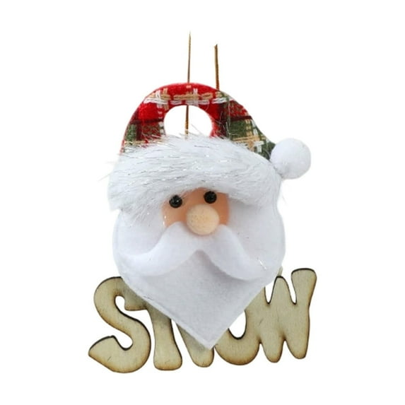 Aooww Snowman Santa Claus Tree Ornaments for Christmas Trees, Christmas ...