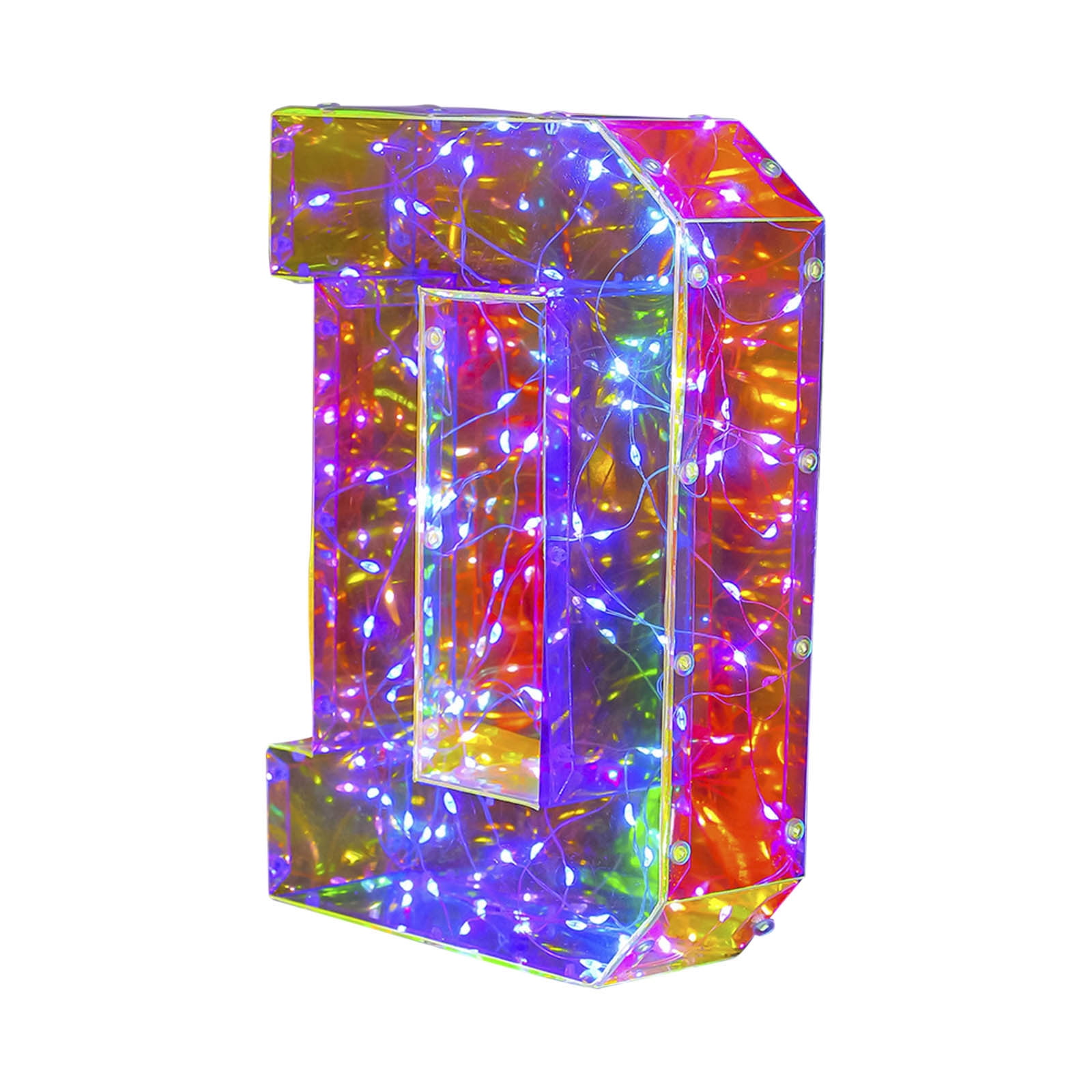 Aooww Valentine's Day 100 Lamp Beads LED Luminous Alphabet Numbers ...