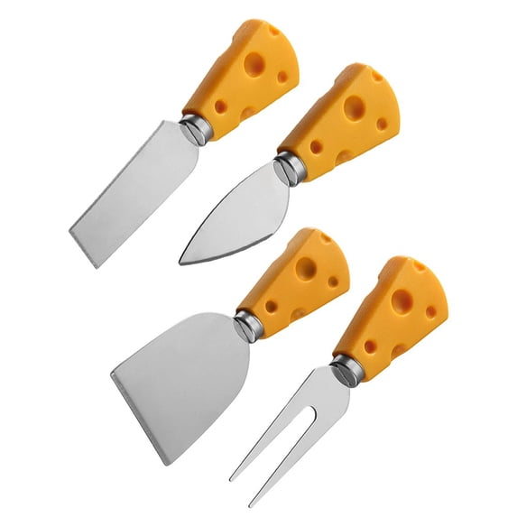 Aoqianlan 4-Piece Cheese Set Stainless Steel Butter Spreader Cooking ...