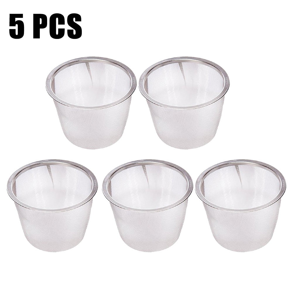 AOQIANLAN 5Pcs Stainless Steel Mesh Tea Leaves Stainer Teapot Screen ...