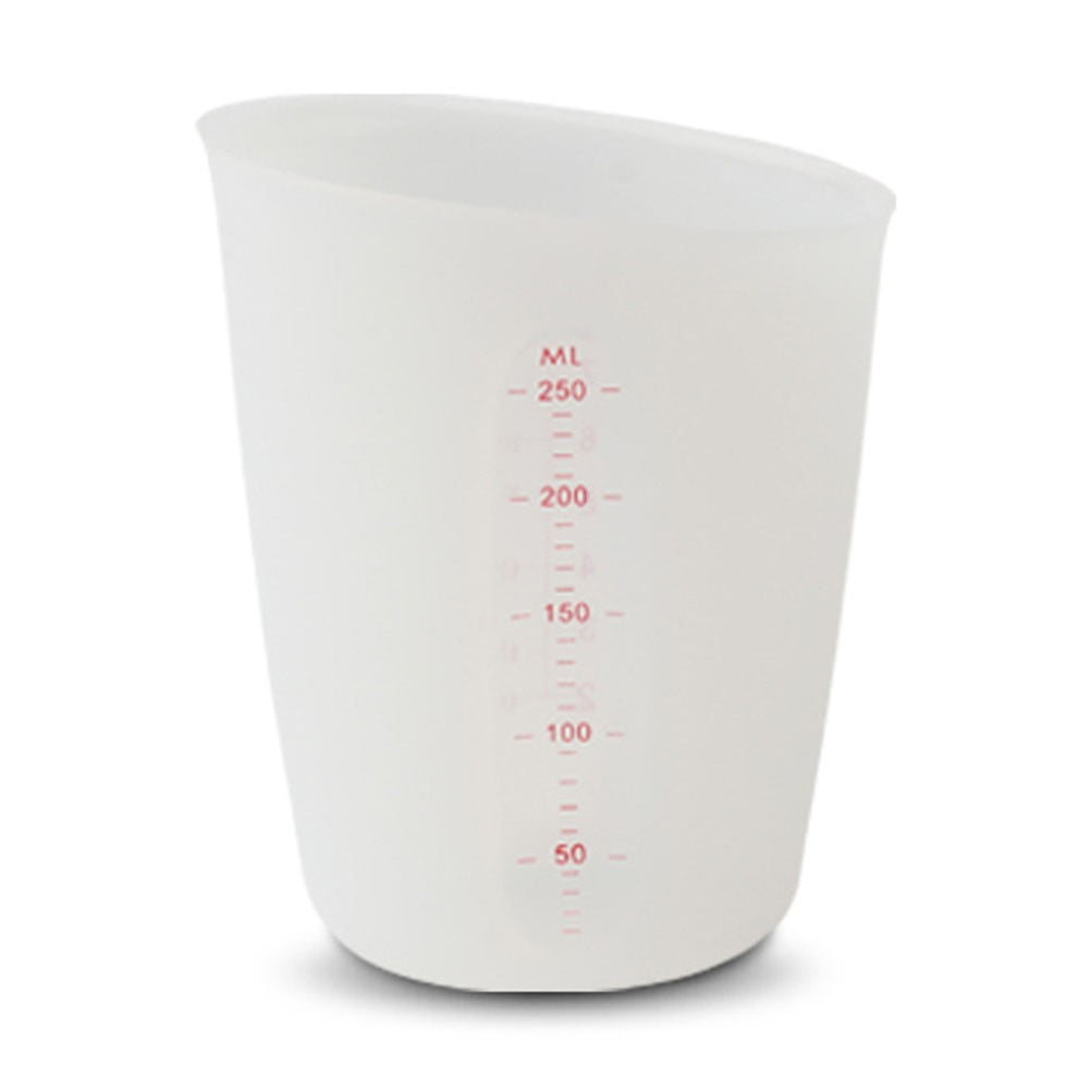 Aoqianlan Clear Scales Silicone Measuring Cup Spoon 250ml/500ml Jewelry ...