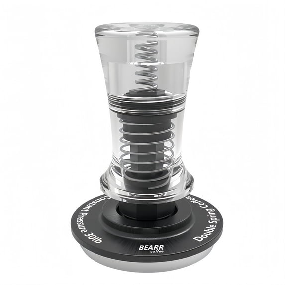 Aoqianlan Espresso Coffee Tamper with Dual Spring Load and Clear ...