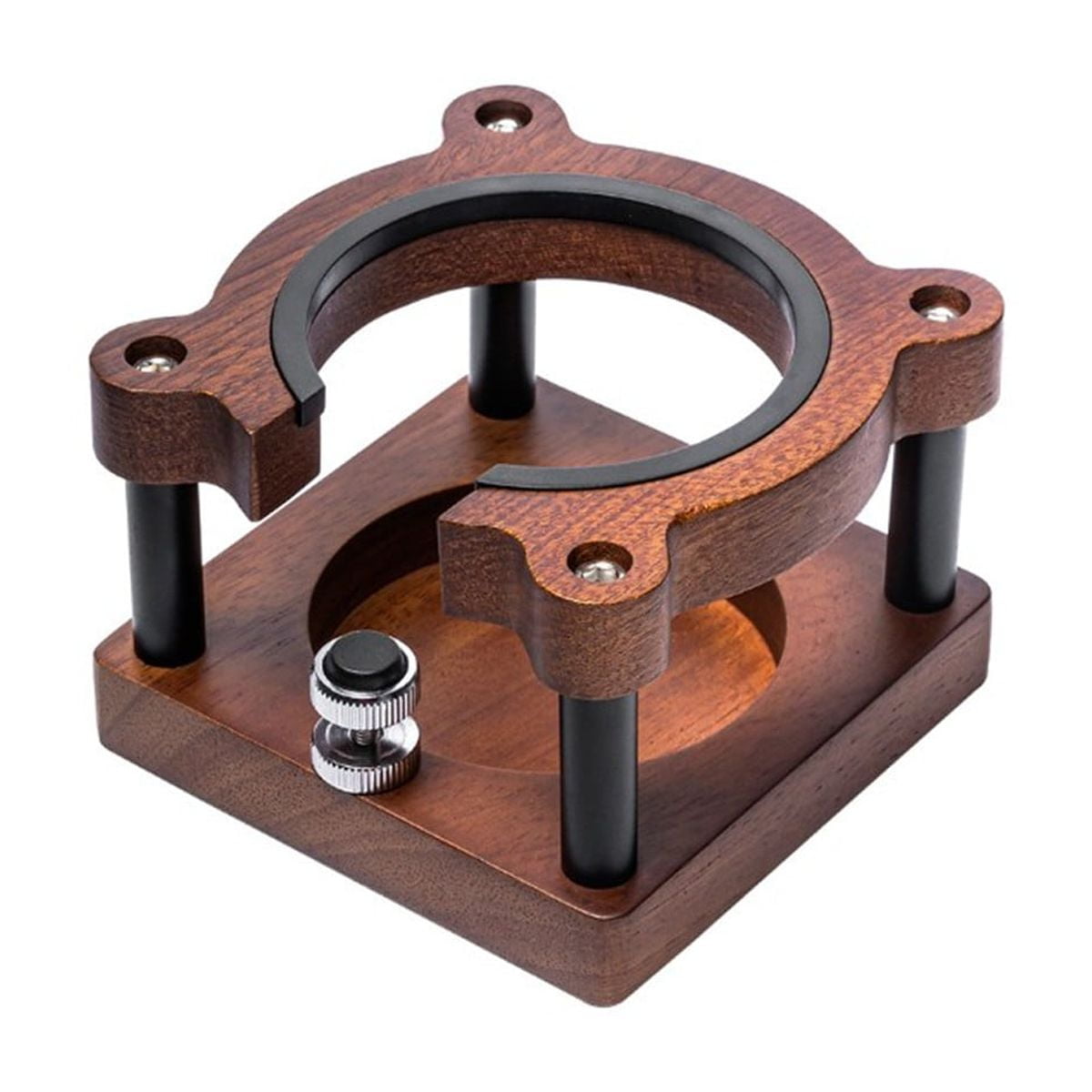 Aoqianlan Espresso Machine Coffee Tamper Base Adjustable Wooden ...