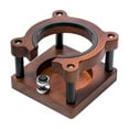 Aoqianlan Espresso Machine Coffee Tamper Base Adjustable Wooden ...