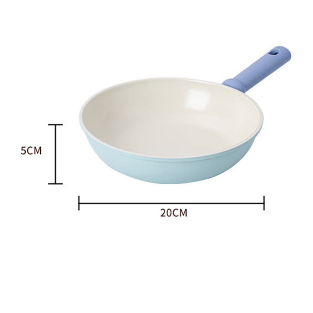 Aoqianlan Frying Pan,Blue,20cm,24cm,26cm,for Home Kitchen Wrought Iron ...