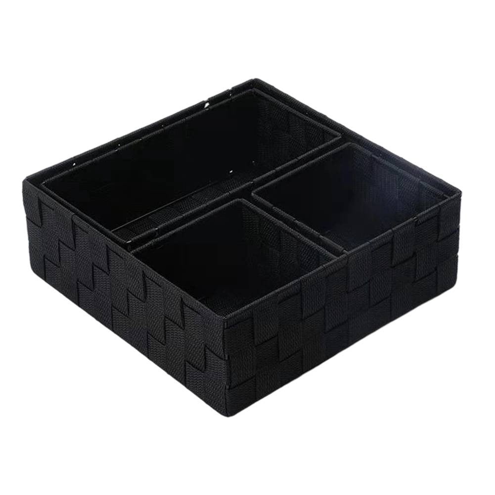 Aoqianlan Hand Woven Nylon Storage Basket Grocery Remote Control Holder ...