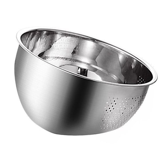 Aoqianlan Multi-use Basin Rice Washing Bowl Vegetable Washer Metal ...