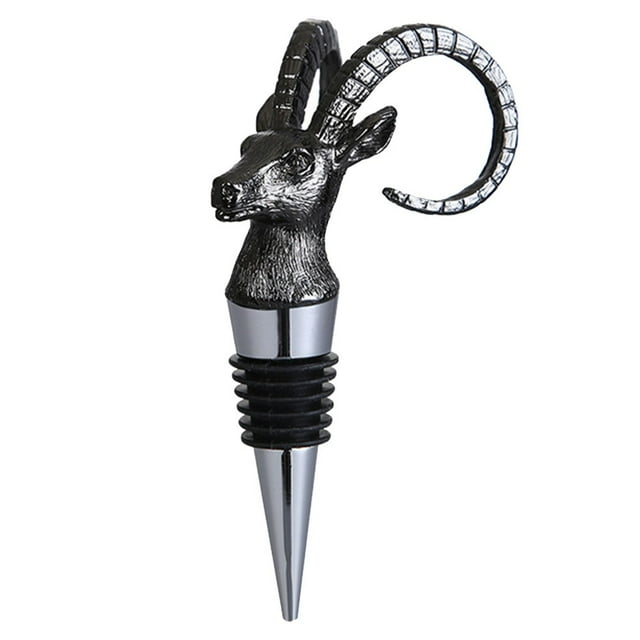 Aoqianlan Plug Stopper Antelope Wine Plug Wine Pourer Gold Metal Rose ...