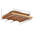Aoqianlan Stainless Steel Kitchen Pot Lid Holder Cutting Board Rack ...