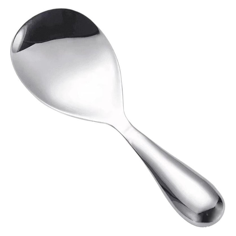 Aoqianlan Stainless Steel Rice Spoon 410 Mirror Polished Smooth Edge ...