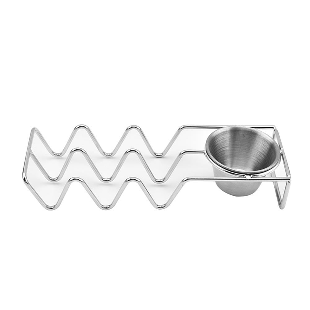 Aoqianlan Taco Shell Grill Stainless Steel Set of 4 Holders for ...