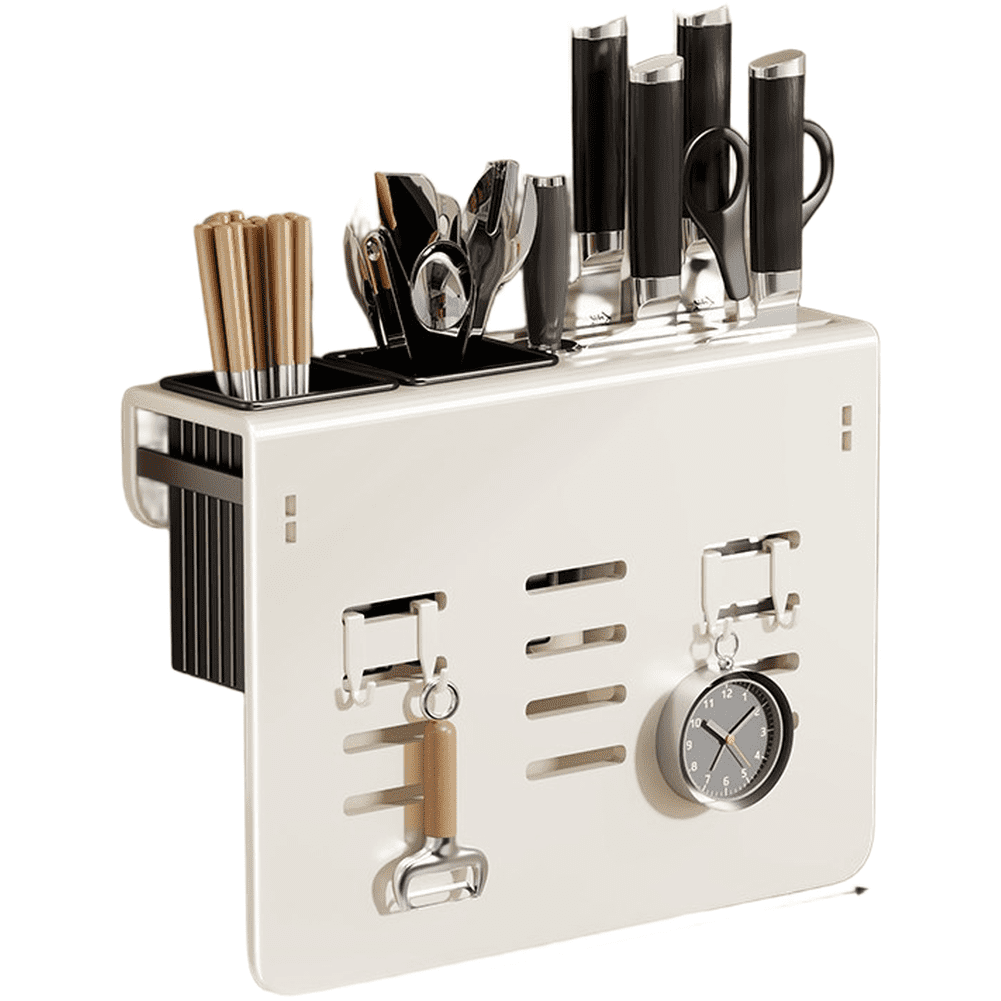 Aoqianlan wall mounted utensil holder with chopsticks rack cutting ...