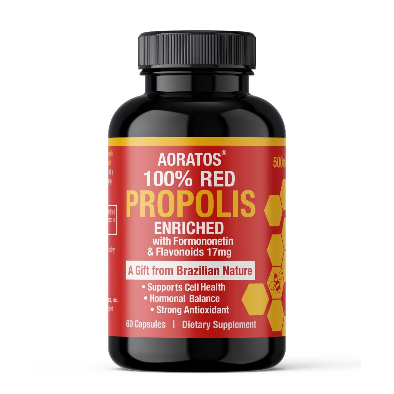 Aoratos 100% Red Propolis Enriched with Formononetin Flavonoids 60 ...