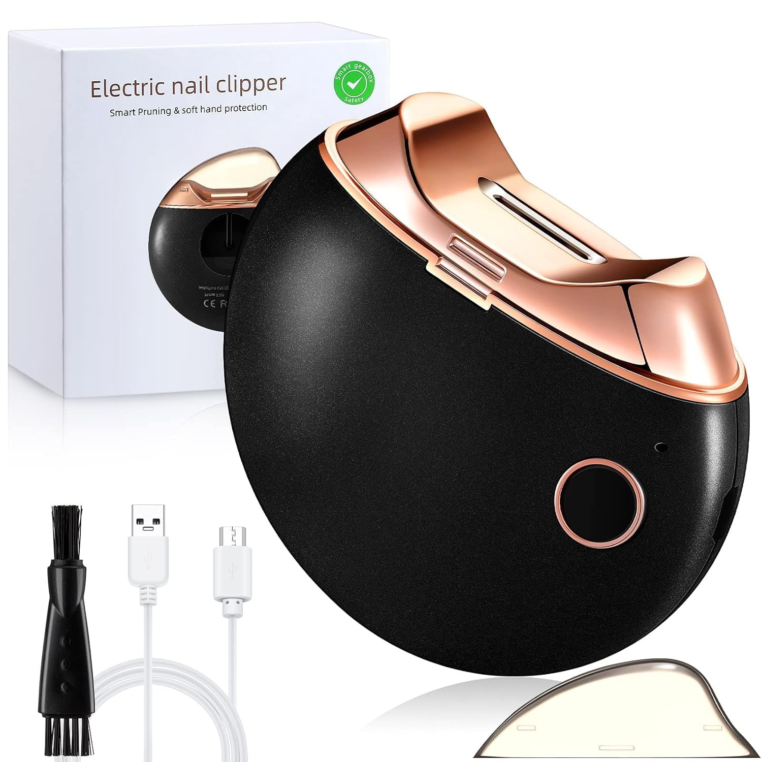 Aorsher 2 in 1 Electric Nail Clipper, Safety Automatic Nail Trimmer ...