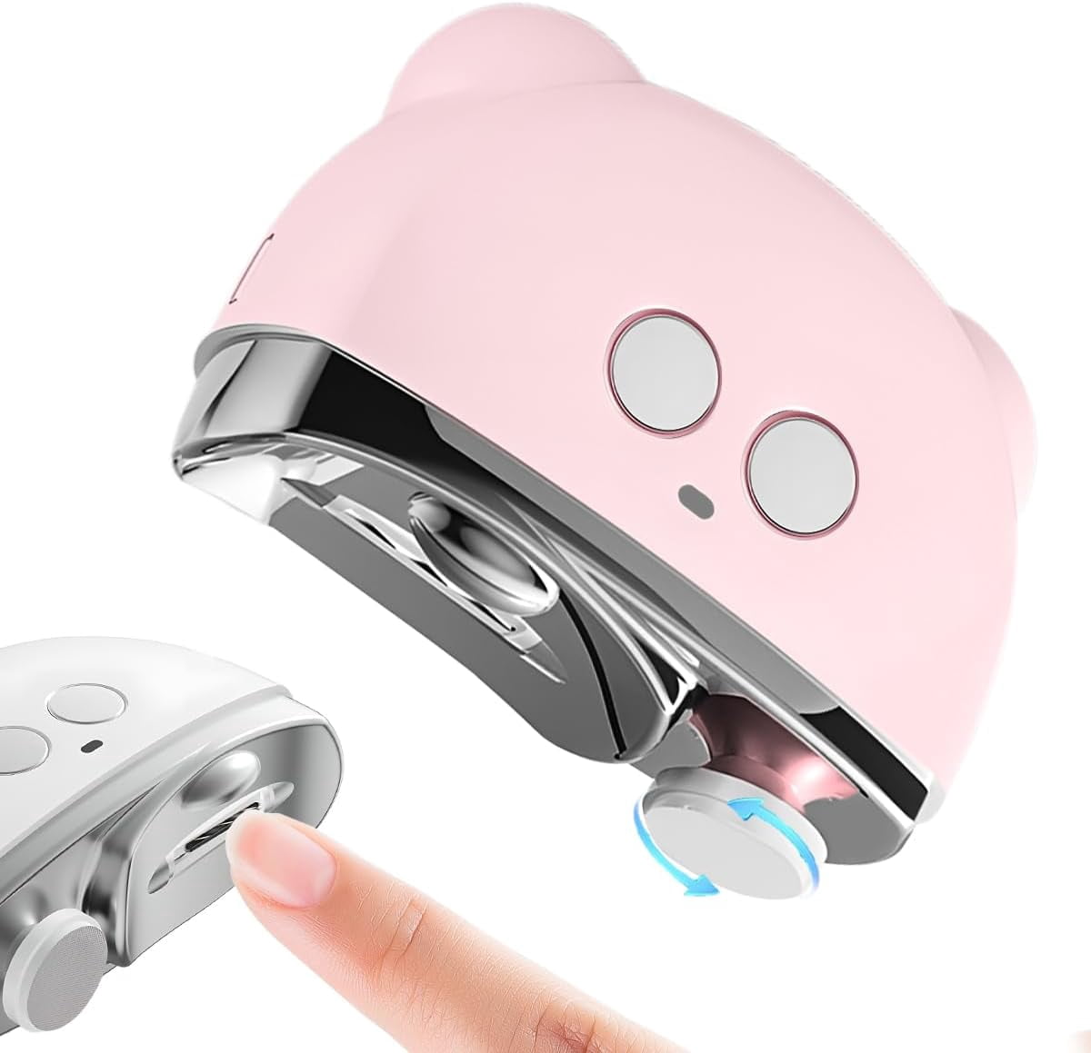Aorsher 3-Speed Automatic Nail Clipper with LED Light and Nail Clipping ...