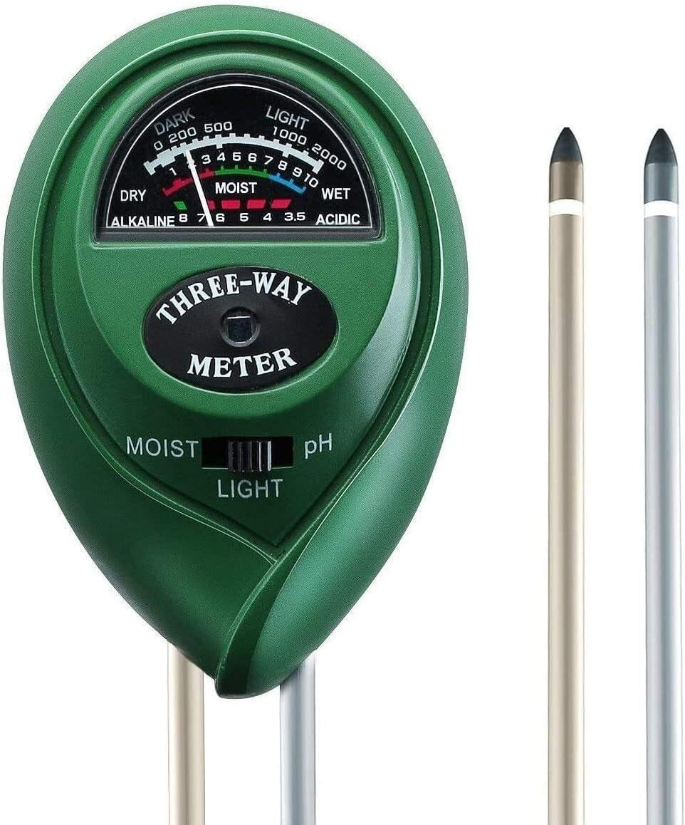 Aorsher 3 in 1 Plant Soil Tester Kit, Soil Tester Moisture Meter/Tester ...