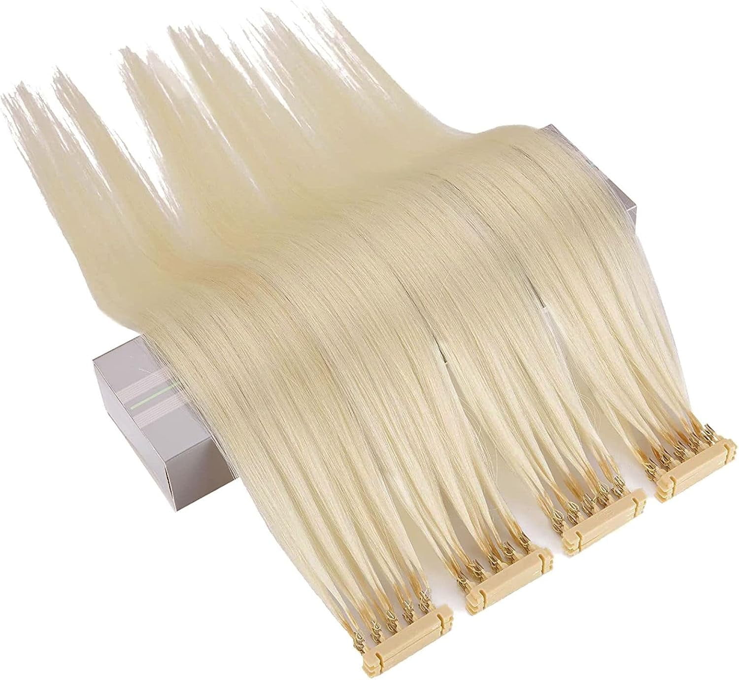 Aorsher 6D Hair Extensions Human Hair 10 Rows Invisible Seamless No ...