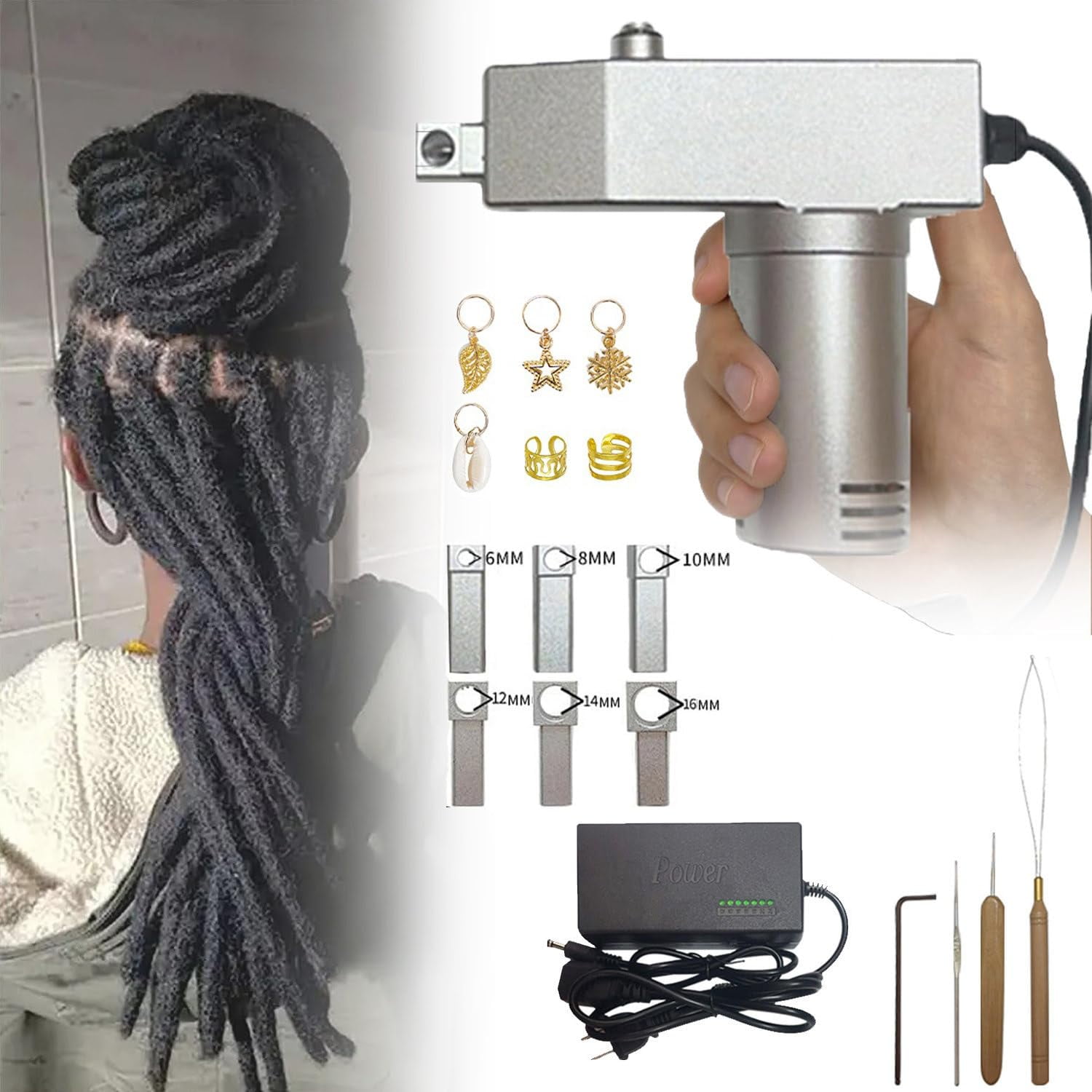 Aorsher Dreadlocks Machine for Locs, Automatic Loc Machine with ...