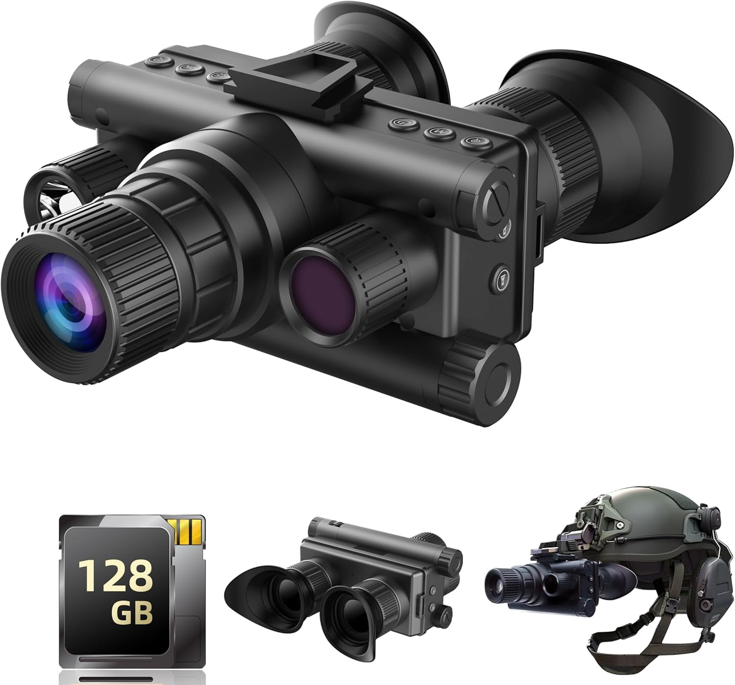 Aorsher Head-Mounted Night Vision Goggles, 4K Night Vision Binoculars ...