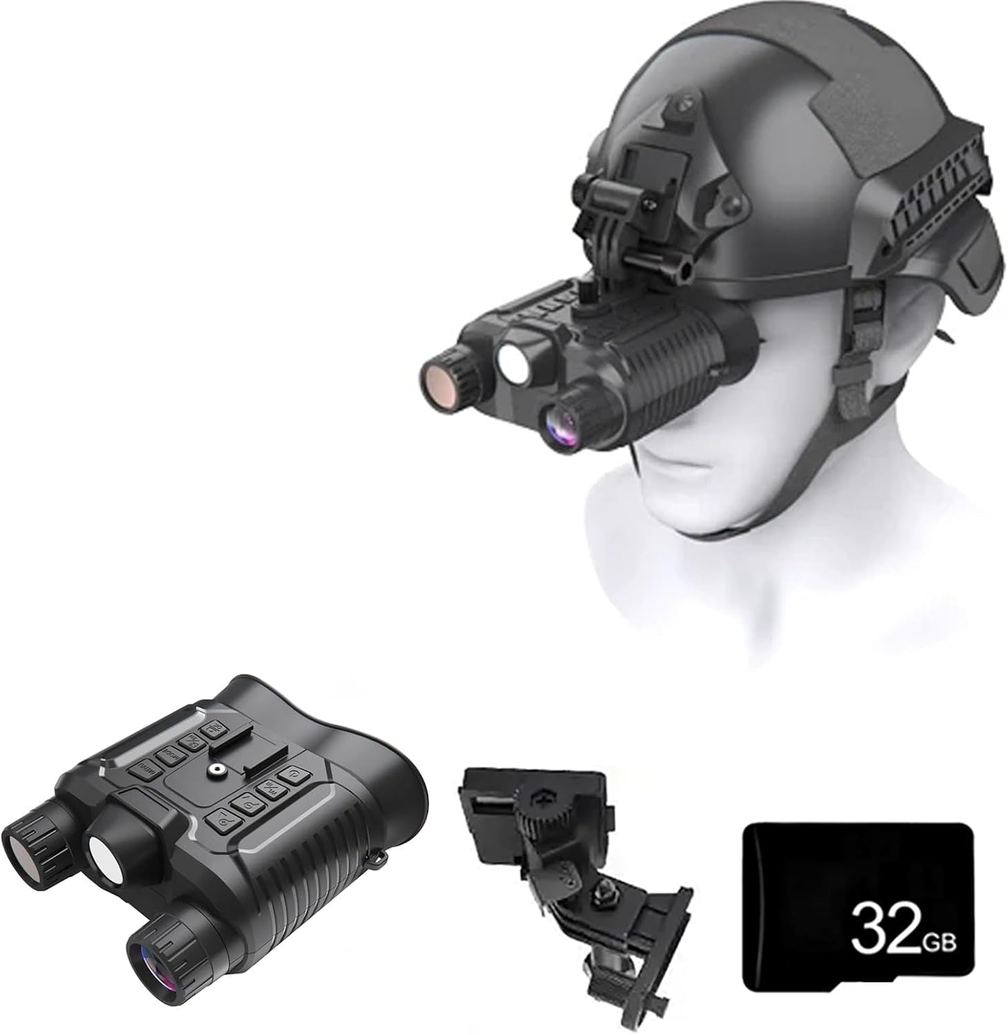 Aorsher Head Mounted Night Vision Goggles Military Tactical - 1312FT 4K ...